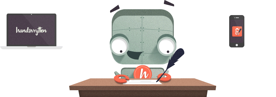 Handwrytten: Automated handwritten notes